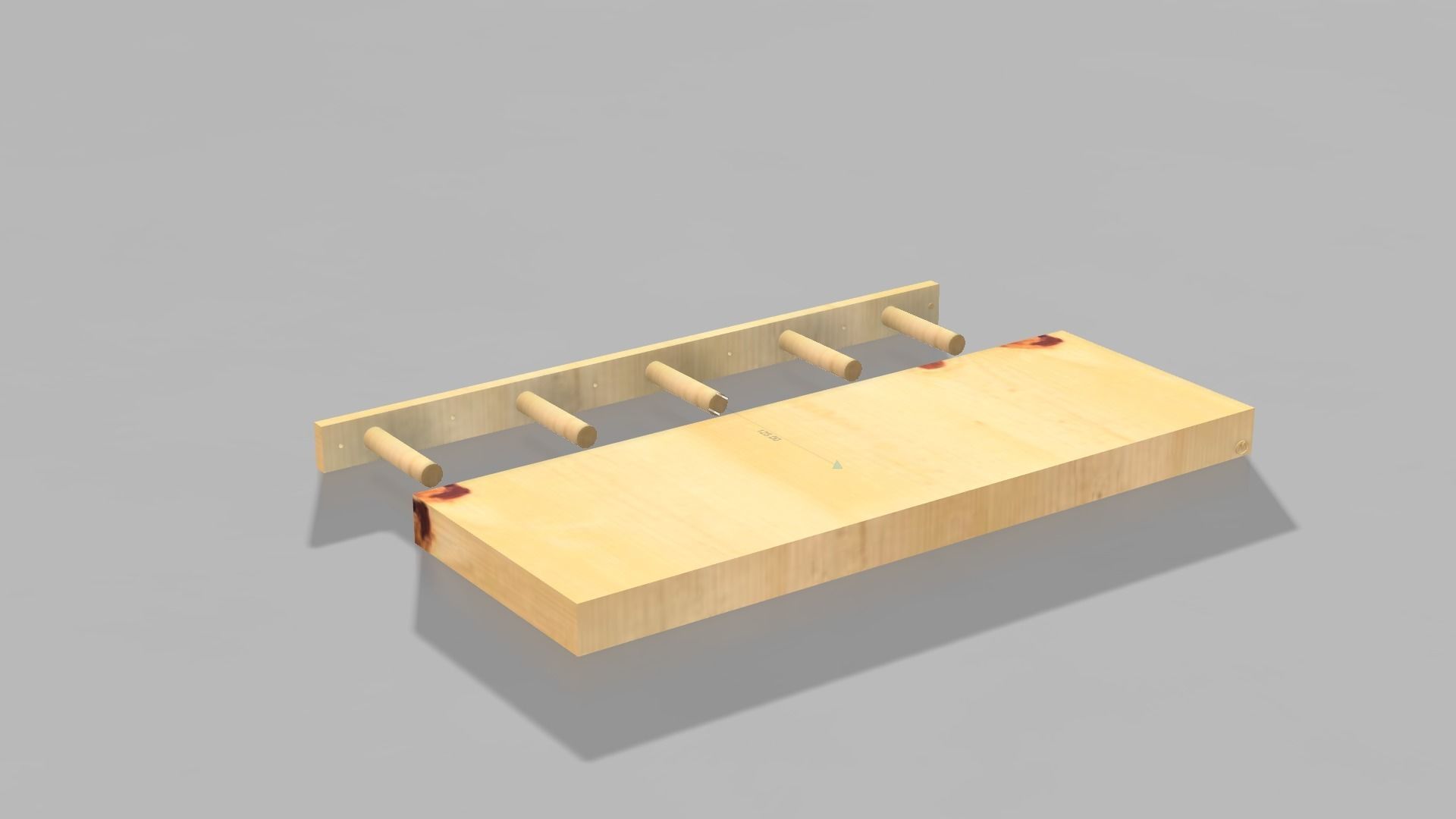 FLOATING SHELF 3D model 3D printable | CGTrader