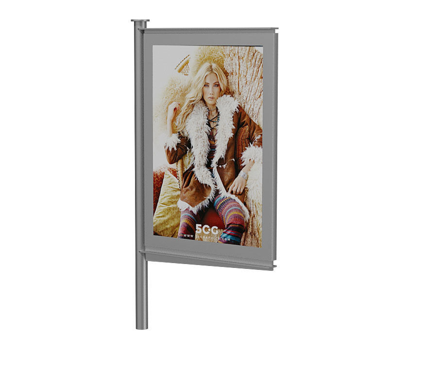 Street Advertising BLENDER 3D Model Cycles 3D model | CGTrader