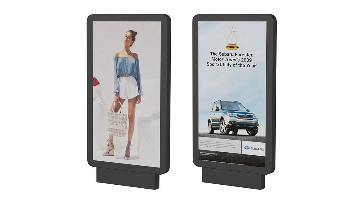 Street Advertising BLENDER 3D Model Cycles 3D model | CGTrader