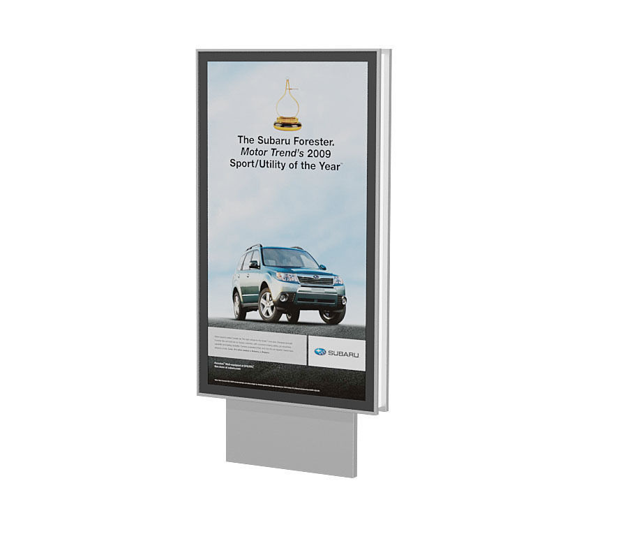 Street Advertising BLENDER 3D Model Cycles 3D model | CGTrader