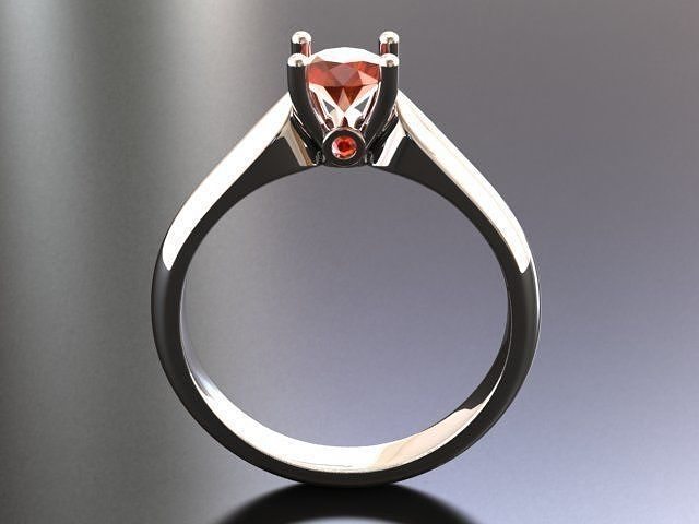 Ring Red free 3D model | CGTrader