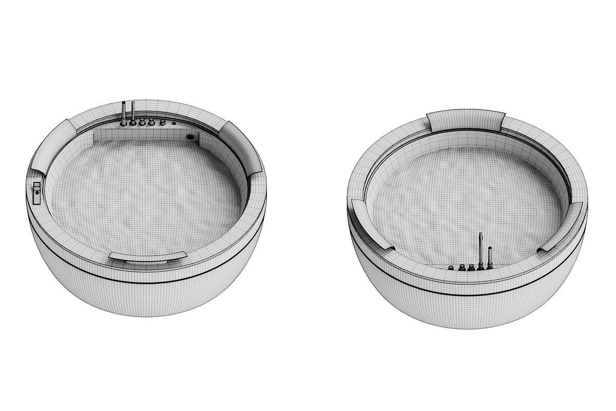 Jacuzzi Nova Top Aqs BLENDER 3D Model Cycles 3D model | CGTrader