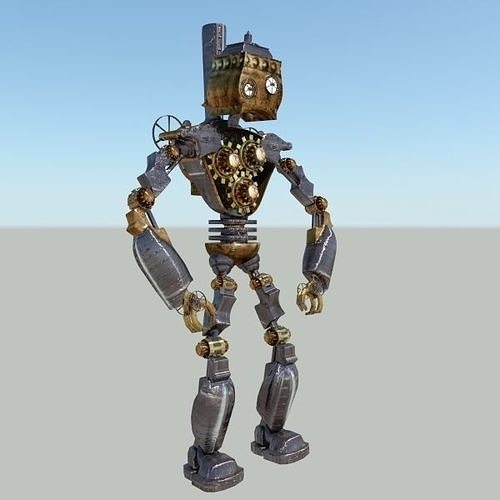 Steam Punk Robot 2 3D model | CGTrader