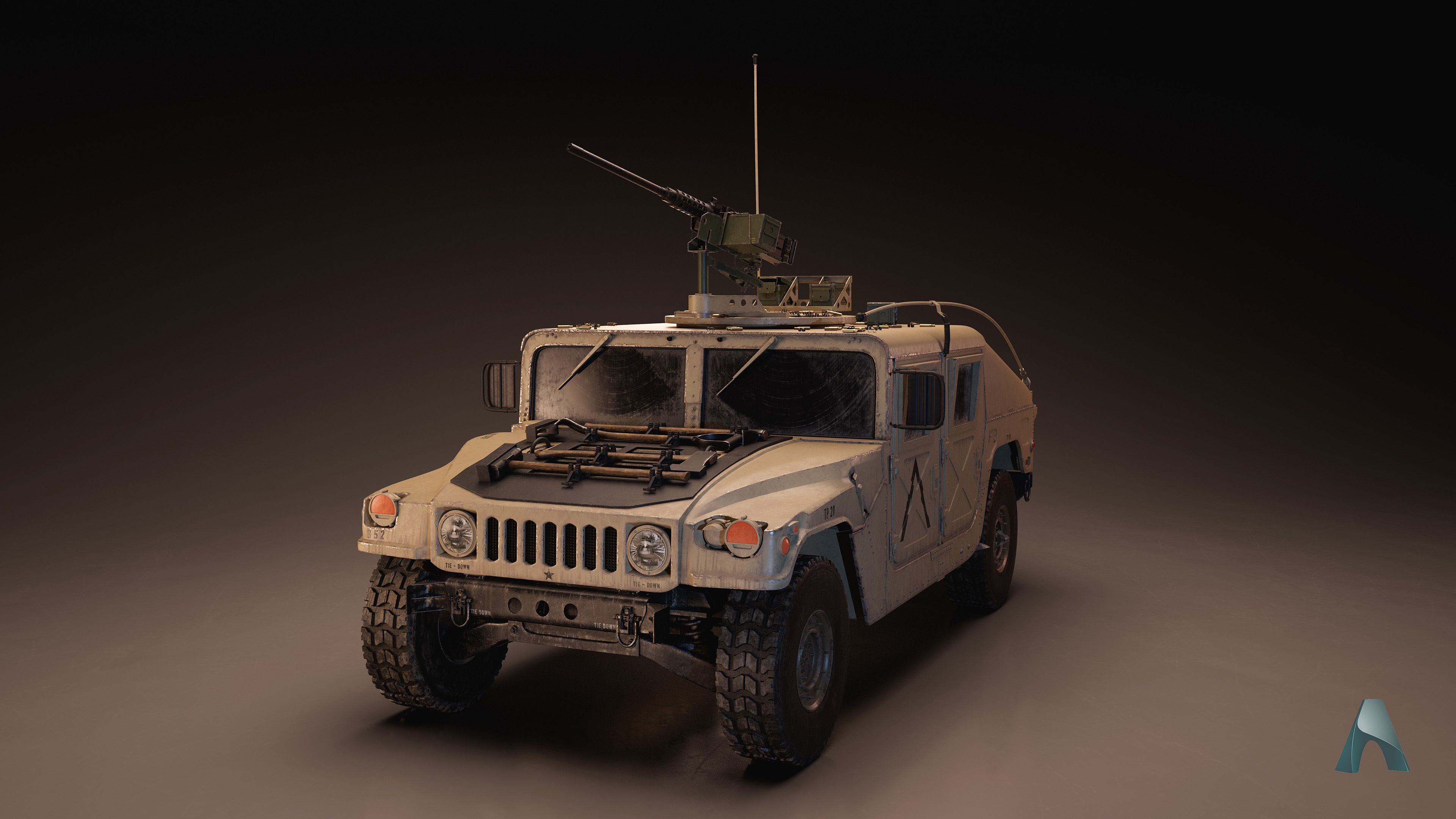 Humvee - Highpoly 3D model | CGTrader
