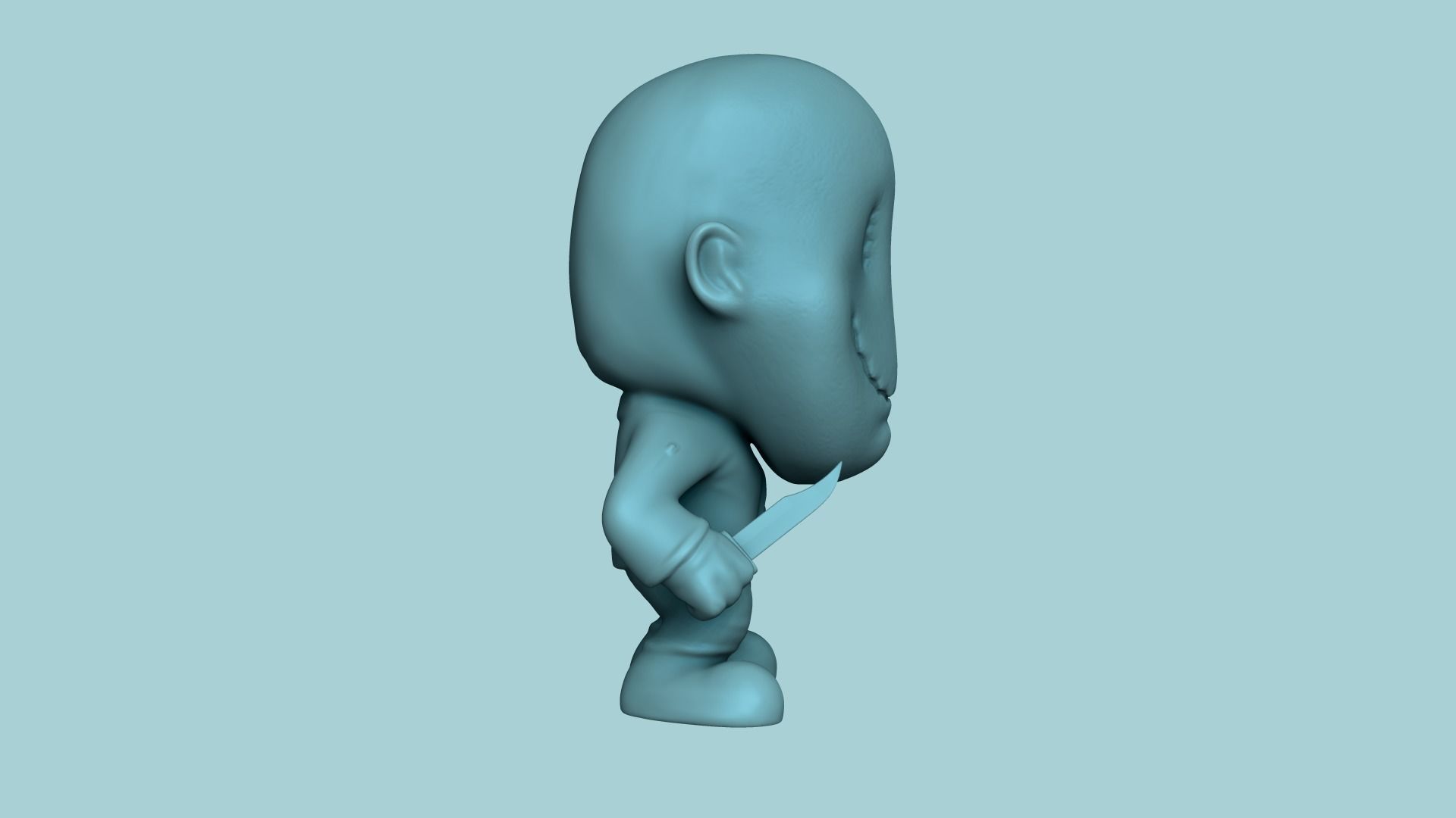 Smiley Chibi - Horror Character - Funko Style 3D model 3D printable ...