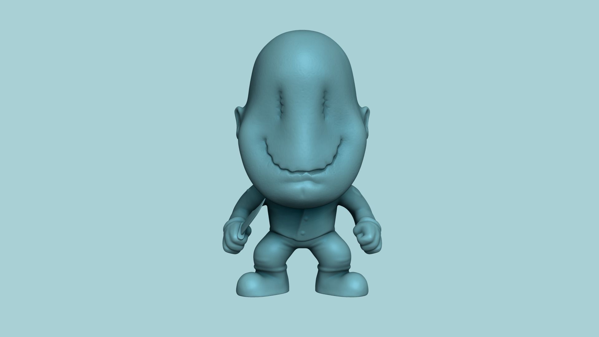 Smiley Chibi - Horror Character - Funko Style 3D model 3D printable ...