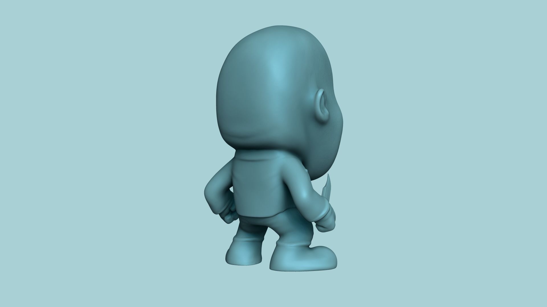 Smiley Chibi - Horror Character - Funko Style 3D model 3D printable ...