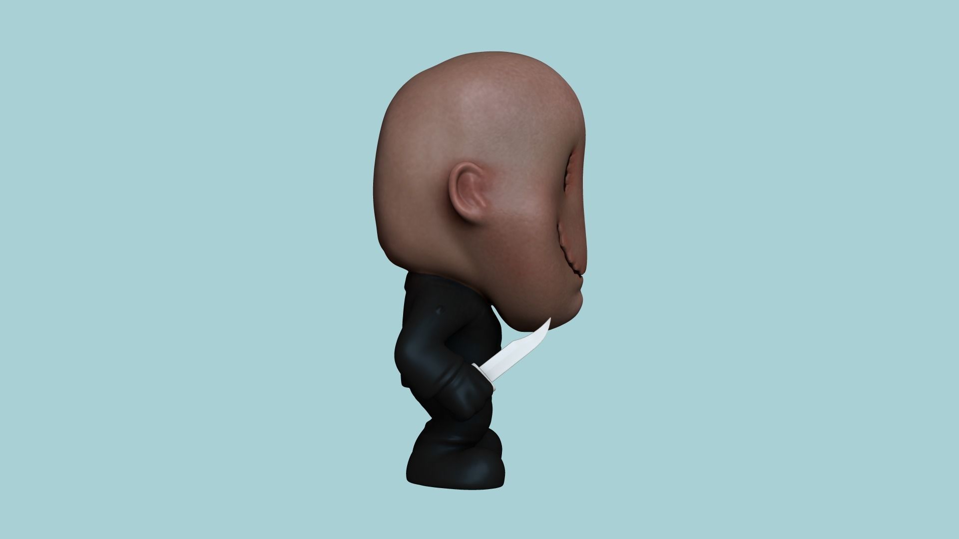 Smiley Chibi - Horror Character - Funko Style 3D model 3D printable ...