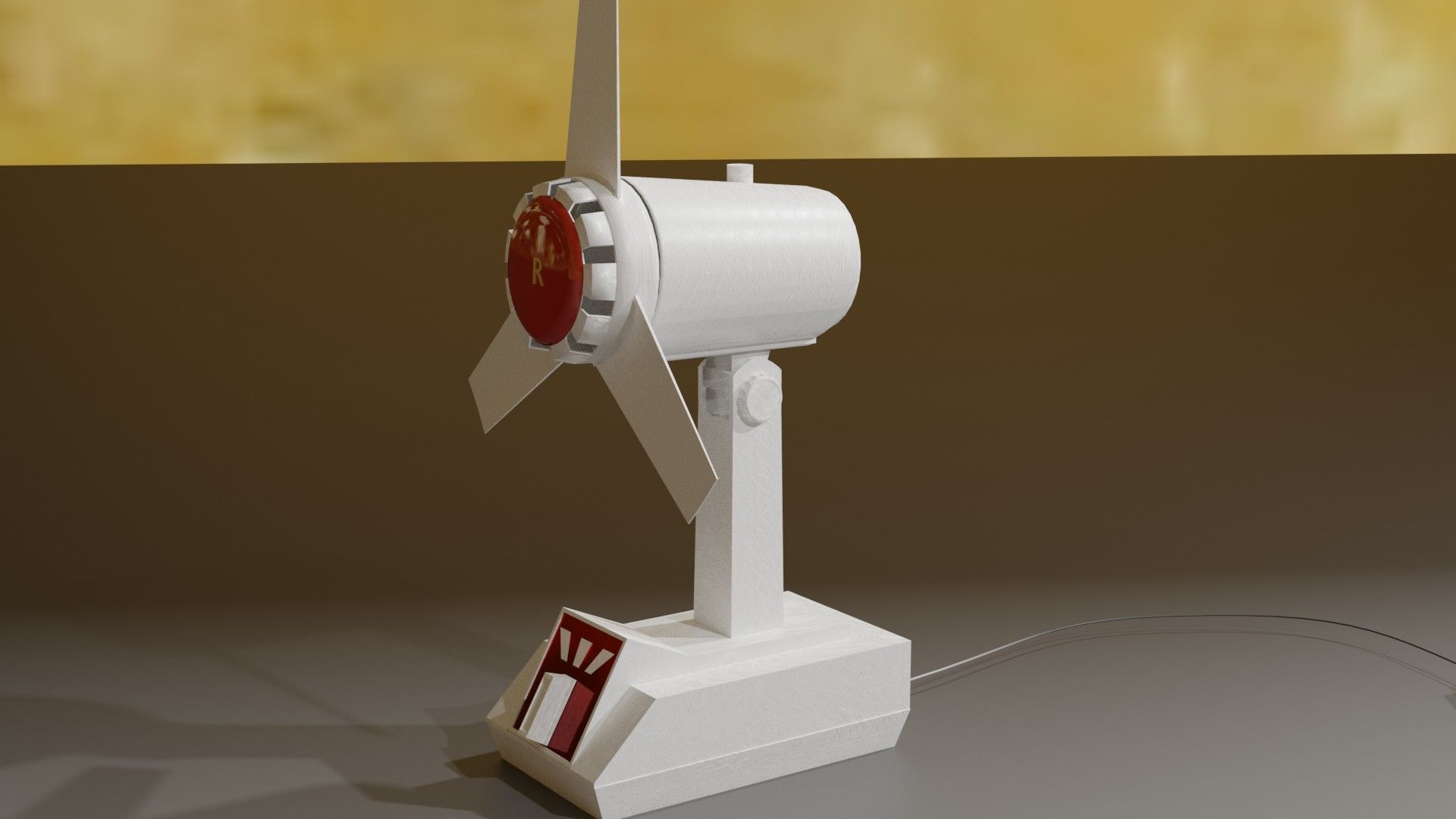 3D model 3d model of a soviet fan VR / AR / low-poly | CGTrader