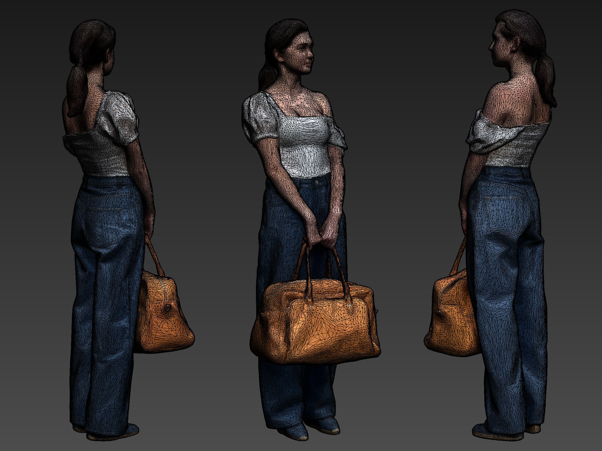 Stylized Woman Character 3D model | CGTrader