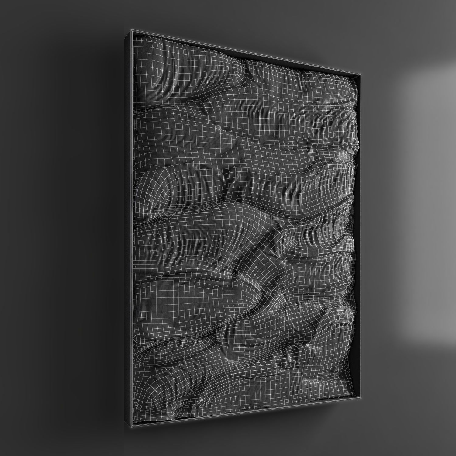 Plaster Painting 5 3D model | CGTrader