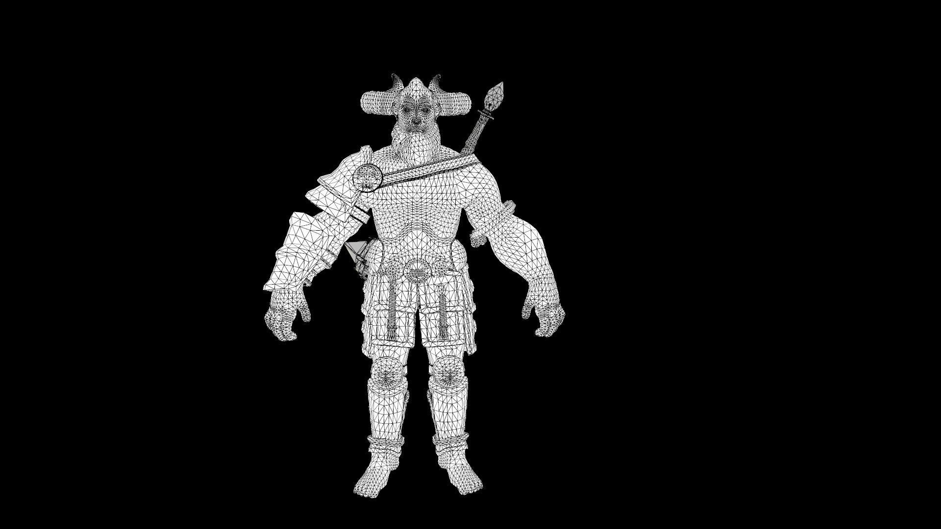 3D model Dust Warrior VR / AR / low-poly | CGTrader