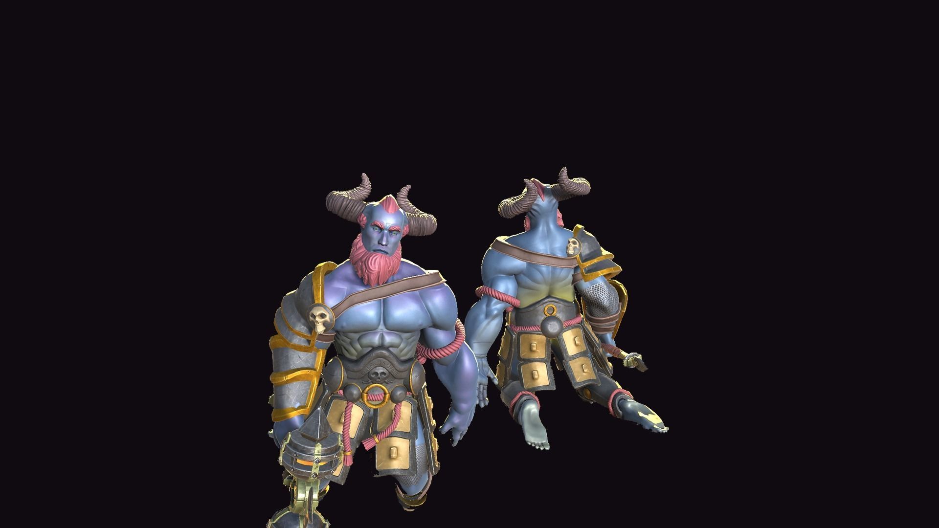 3D model Dust Warrior VR / AR / low-poly | CGTrader