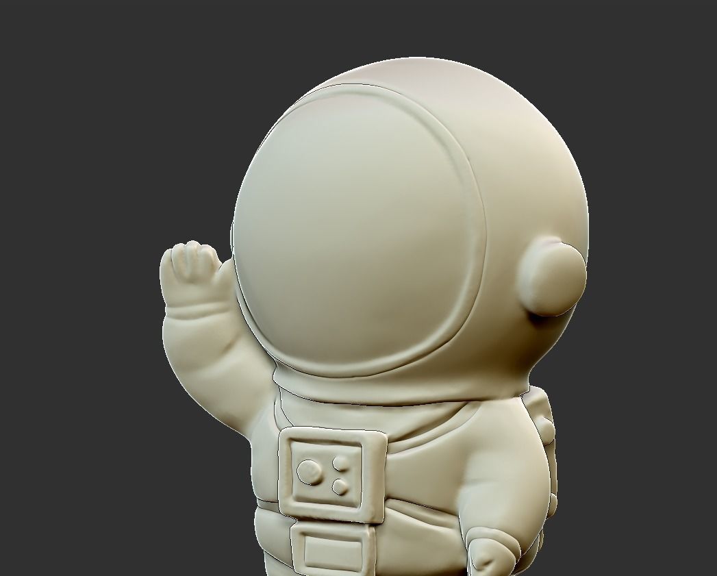 astronaut figurine of 3D model 3D printable | CGTrader