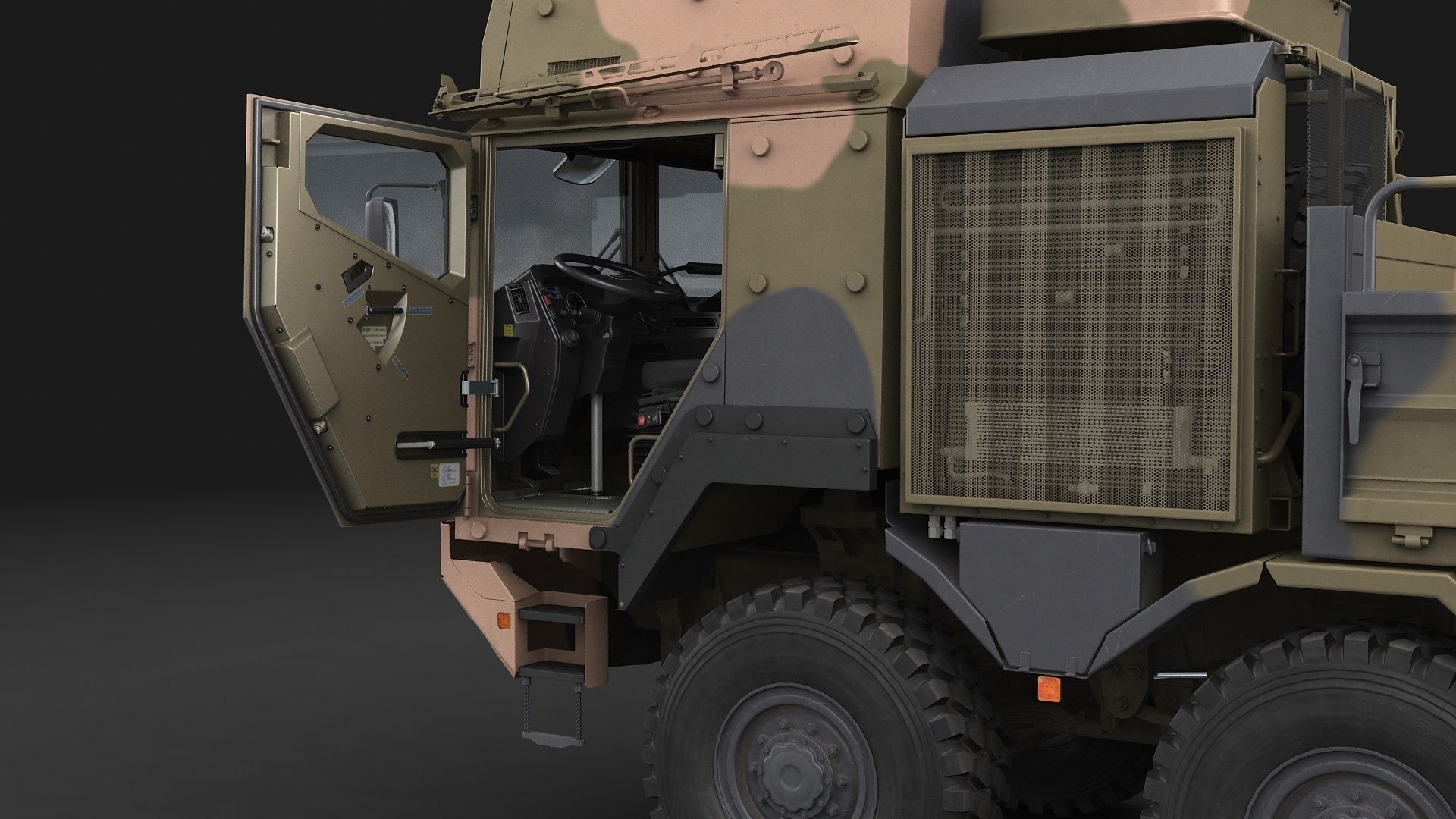 MAN HX77 Armor 3D model | CGTrader