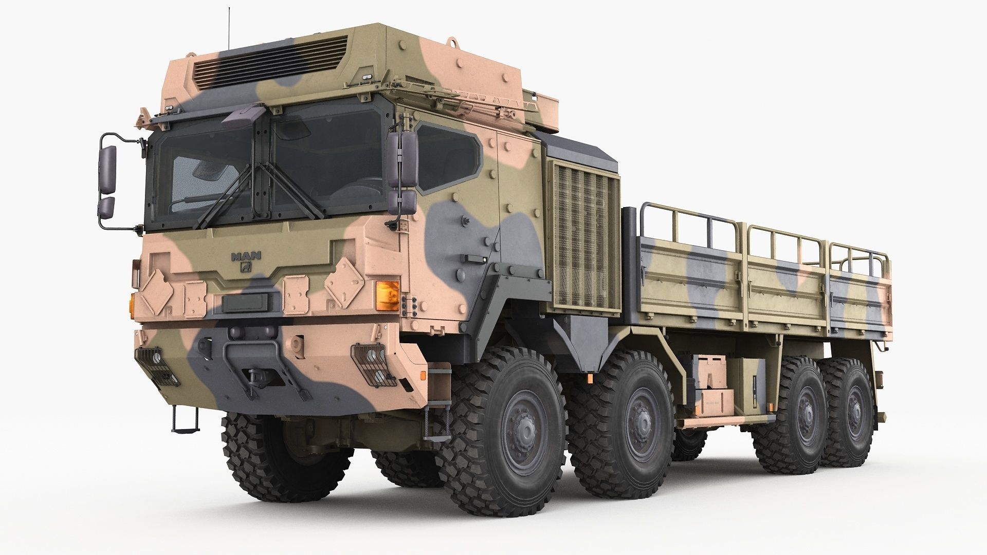 MAN HX77 Armor 3D model | CGTrader