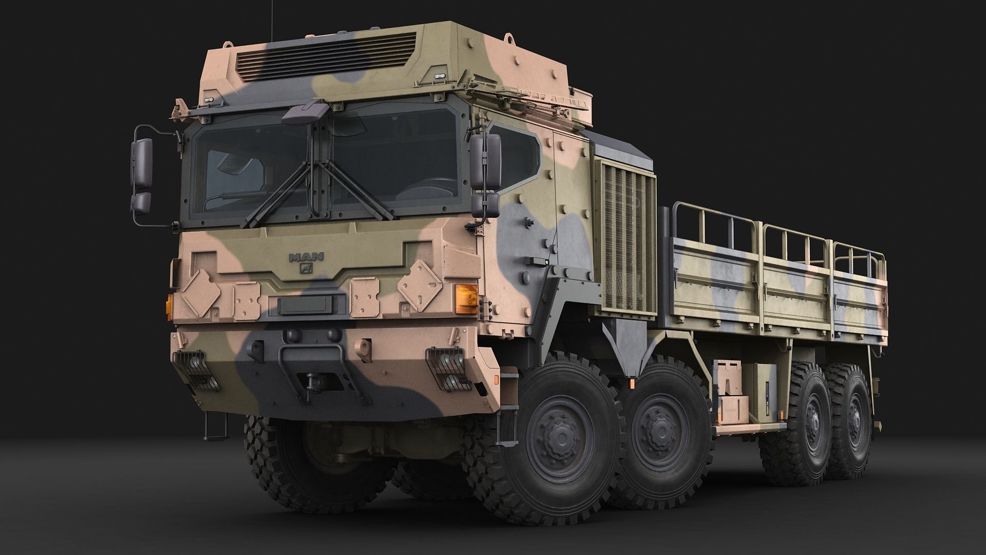 MAN HX77 Armor 3D model | CGTrader