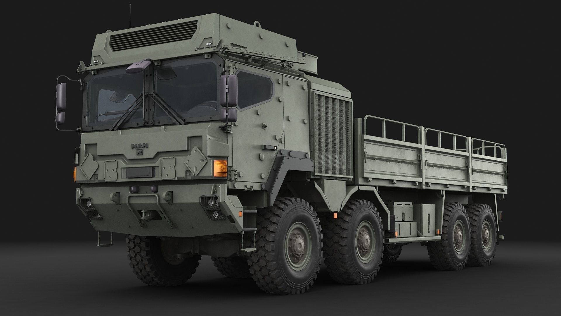 MAN HX77 Armor 3D model | CGTrader