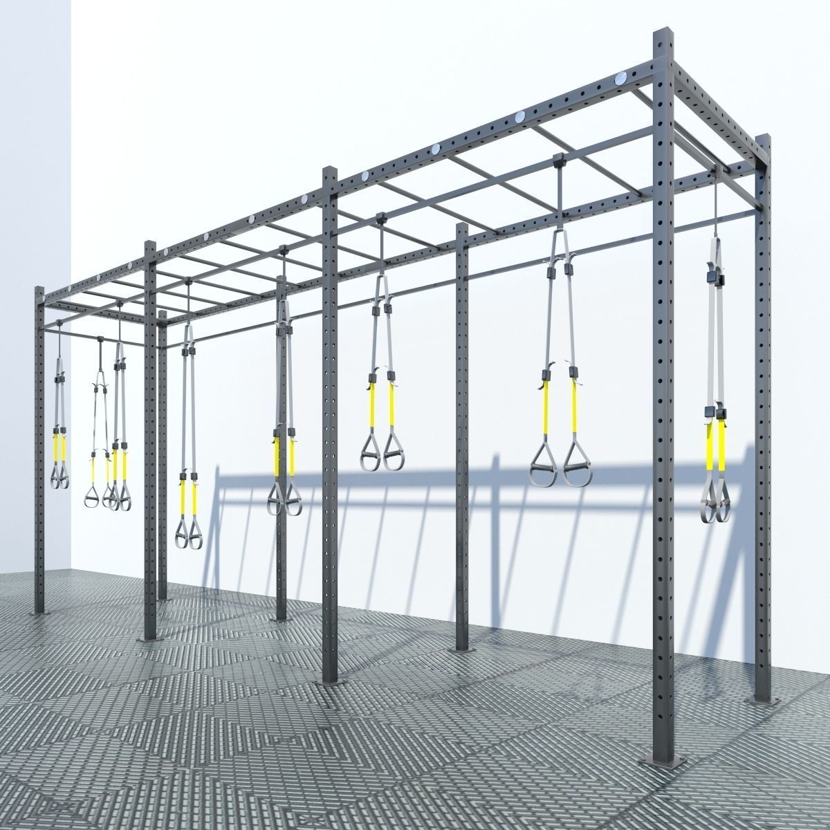 TRX Gym Equipment 3D model | CGTrader
