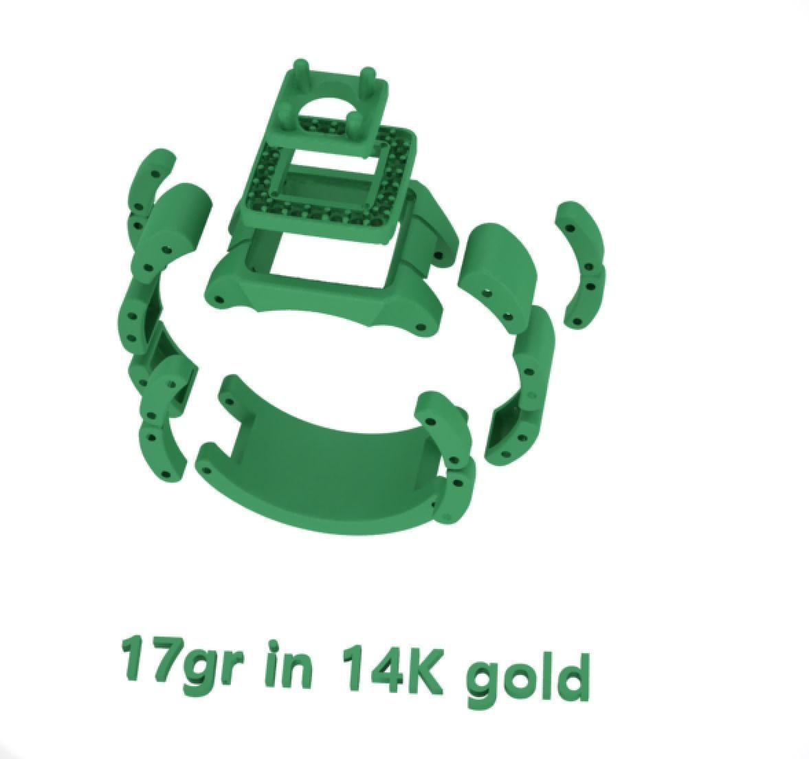 Signet Men Ring Watches Design Ring printable model 12US size 3D model ...