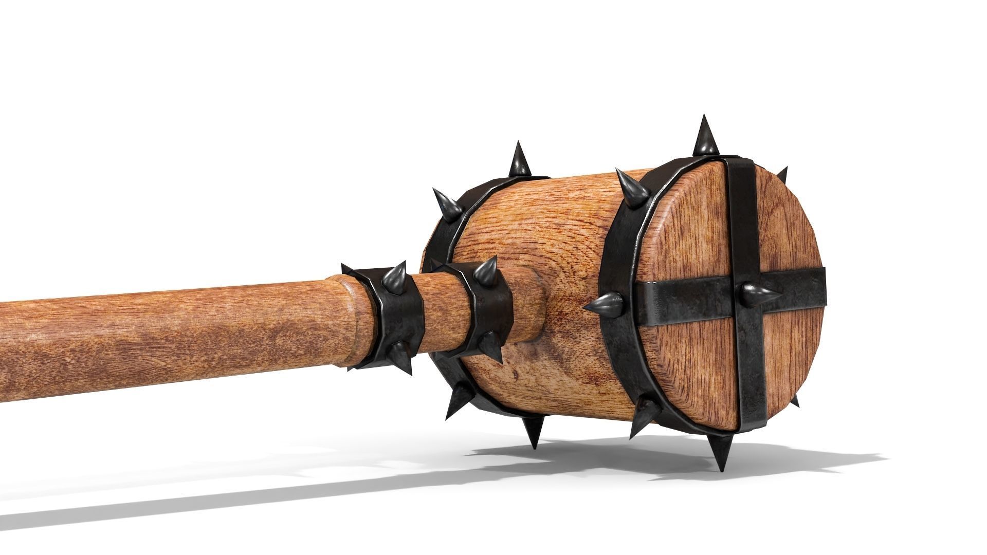 3D model Medieval Thorn Hammer VR / AR / low-poly | CGTrader