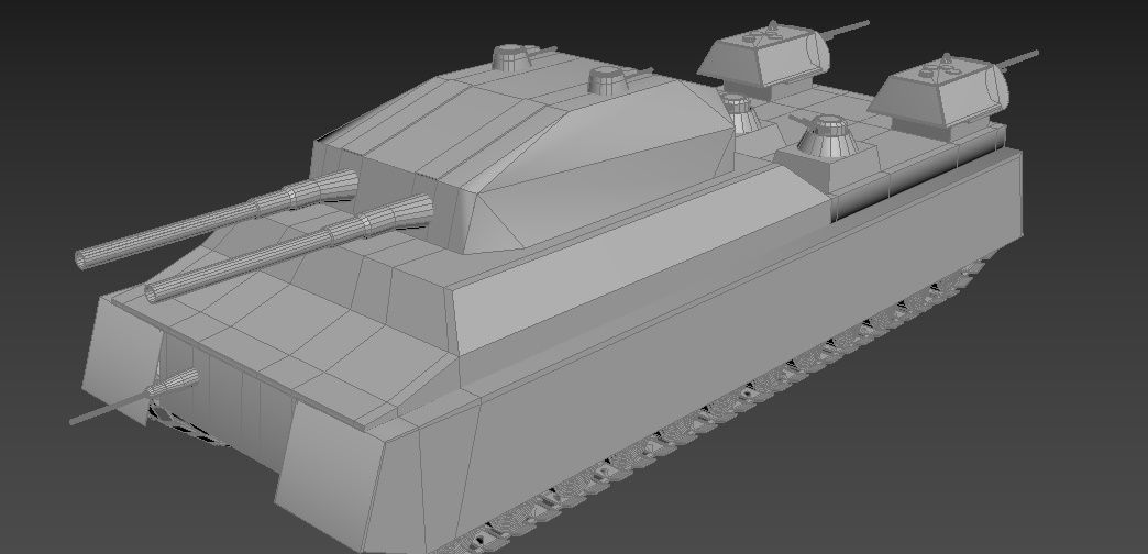 Ratte tank 3D model | CGTrader