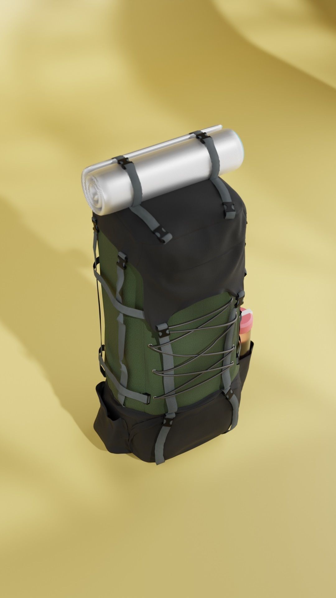 Travel Backpack 3D model | CGTrader