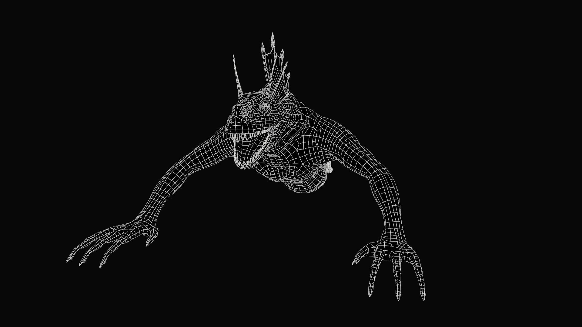 3D model Sea Monster VR / AR / low-poly | CGTrader
