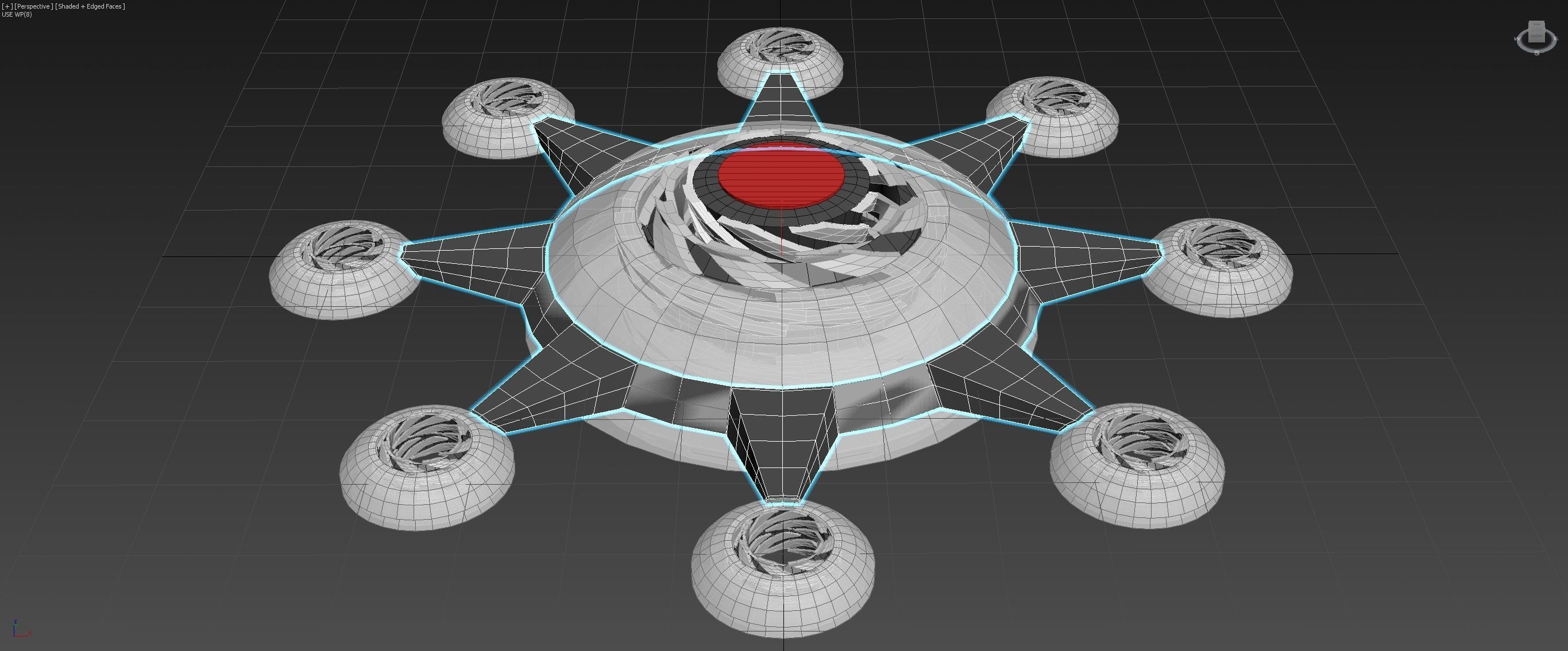 Double Inverted Coanda Craft - Concept 3D model | CGTrader