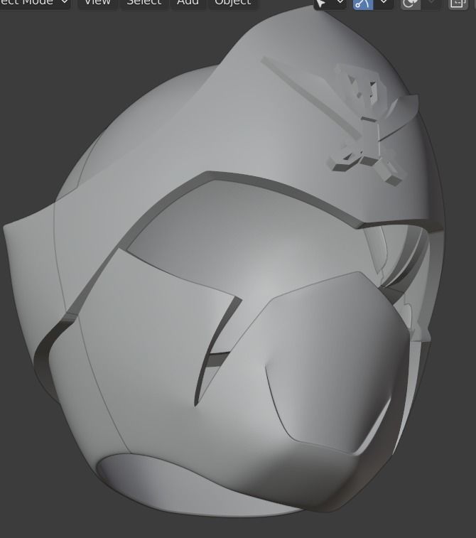 Kaizoku Sentai Gokaiger Gokai red 3D Printable cosplay Helmet 3D model ...