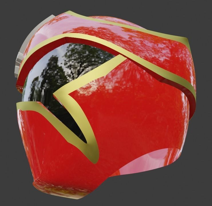 Kaizoku Sentai Gokaiger Gokai red 3D Printable cosplay Helmet 3D model ...