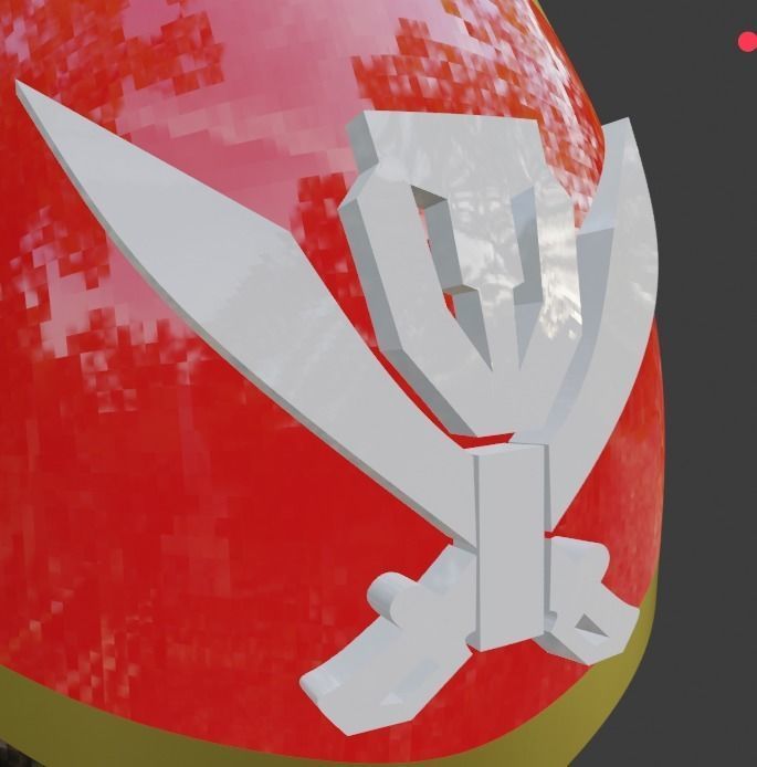 Kaizoku Sentai Gokaiger Gokai red 3D Printable cosplay Helmet 3D model ...