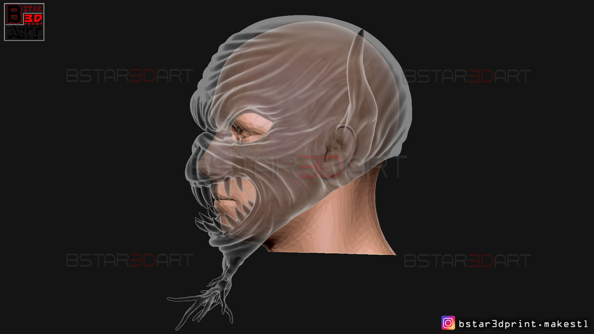 IRON MAIDEN Mask - Legacy Of The Beast Cosplay 3D model 3D printable ...
