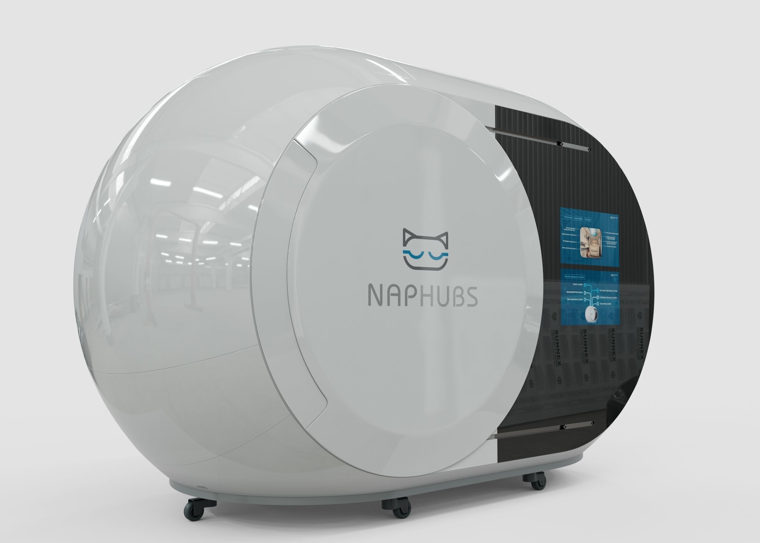 NAPHUBS Healthy and Energetic Rest Cabin 3D model | CGTrader