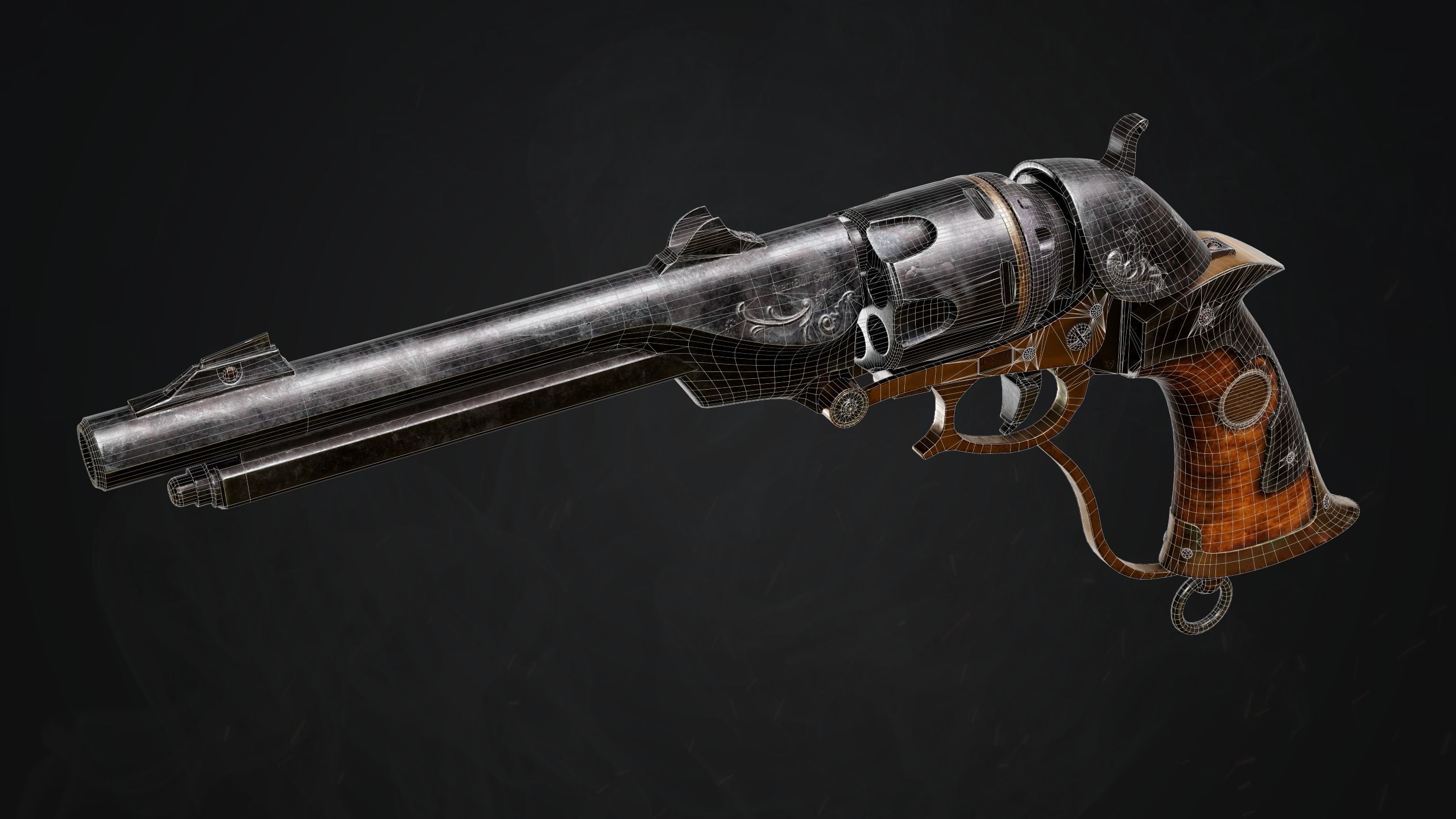 3D model Revolver gameready VR / AR / low-poly | CGTrader