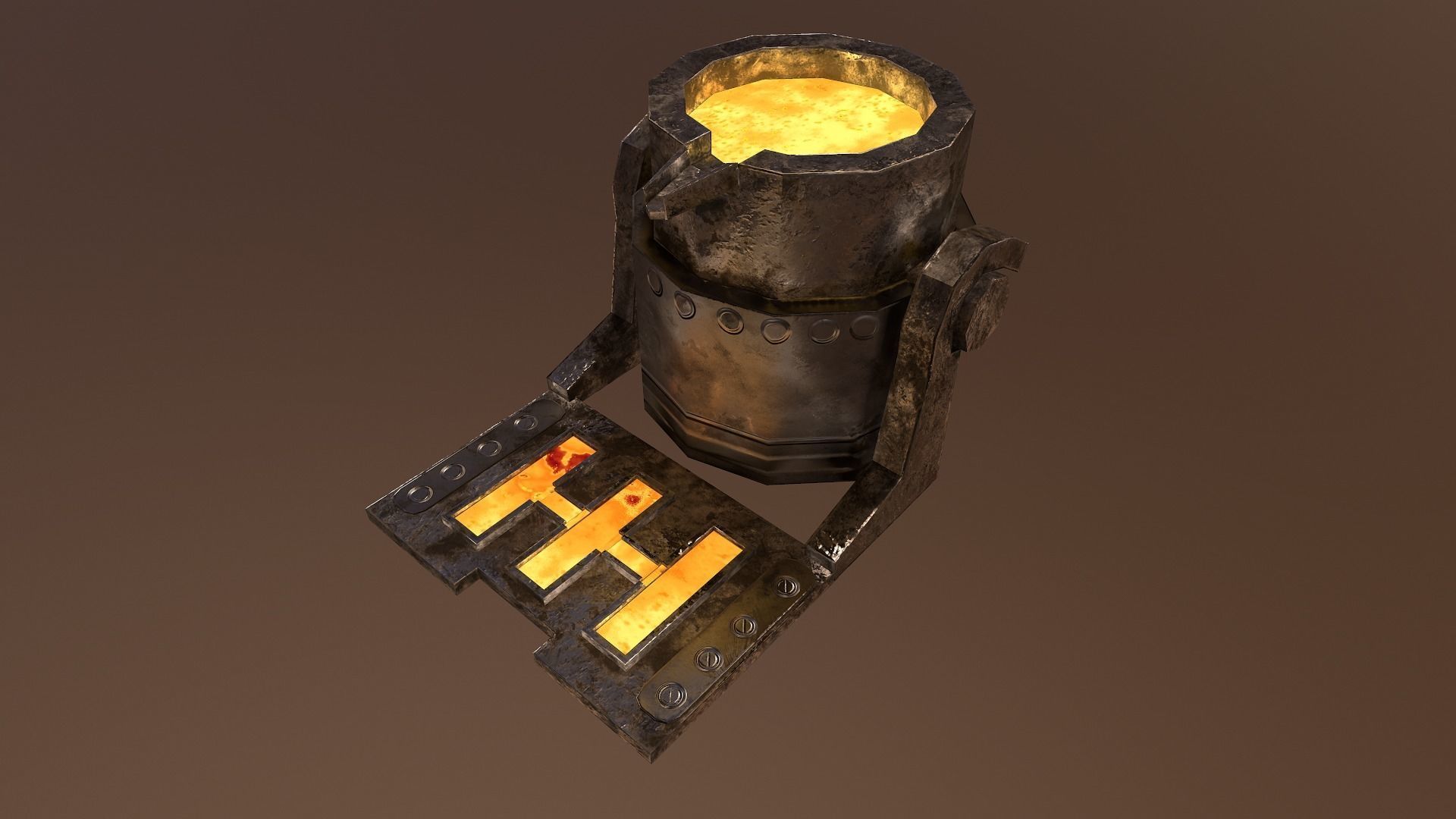 3D model Mine Cauldron VR / AR / low-poly | CGTrader