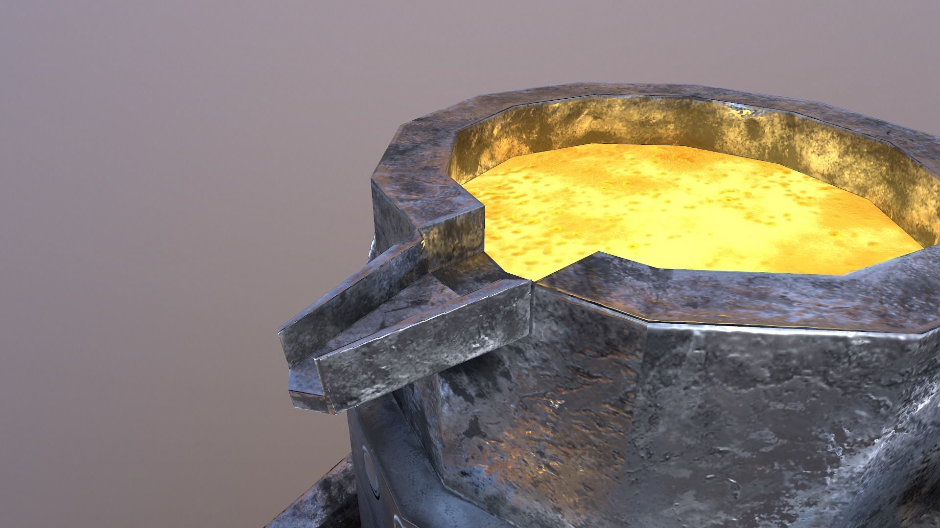 3D model Mine Cauldron VR / AR / low-poly | CGTrader