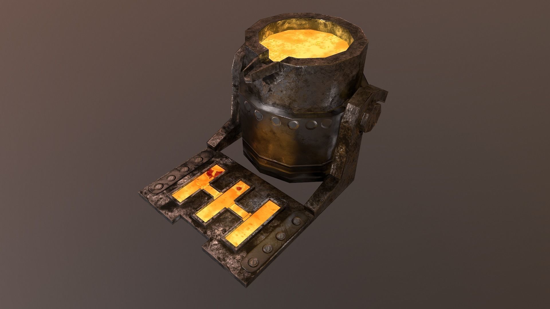 3D model Mine Cauldron VR / AR / low-poly | CGTrader