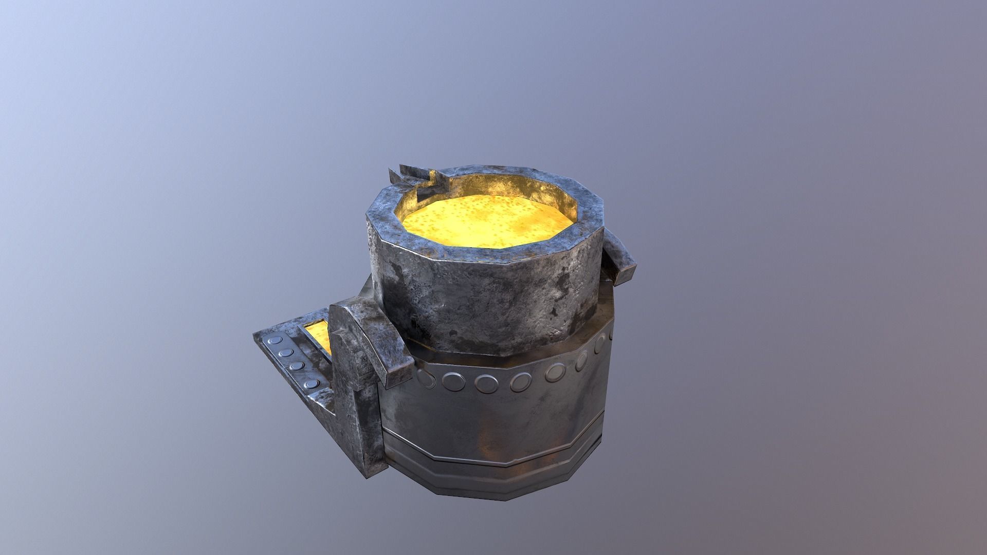 3D model Mine Cauldron VR / AR / low-poly | CGTrader