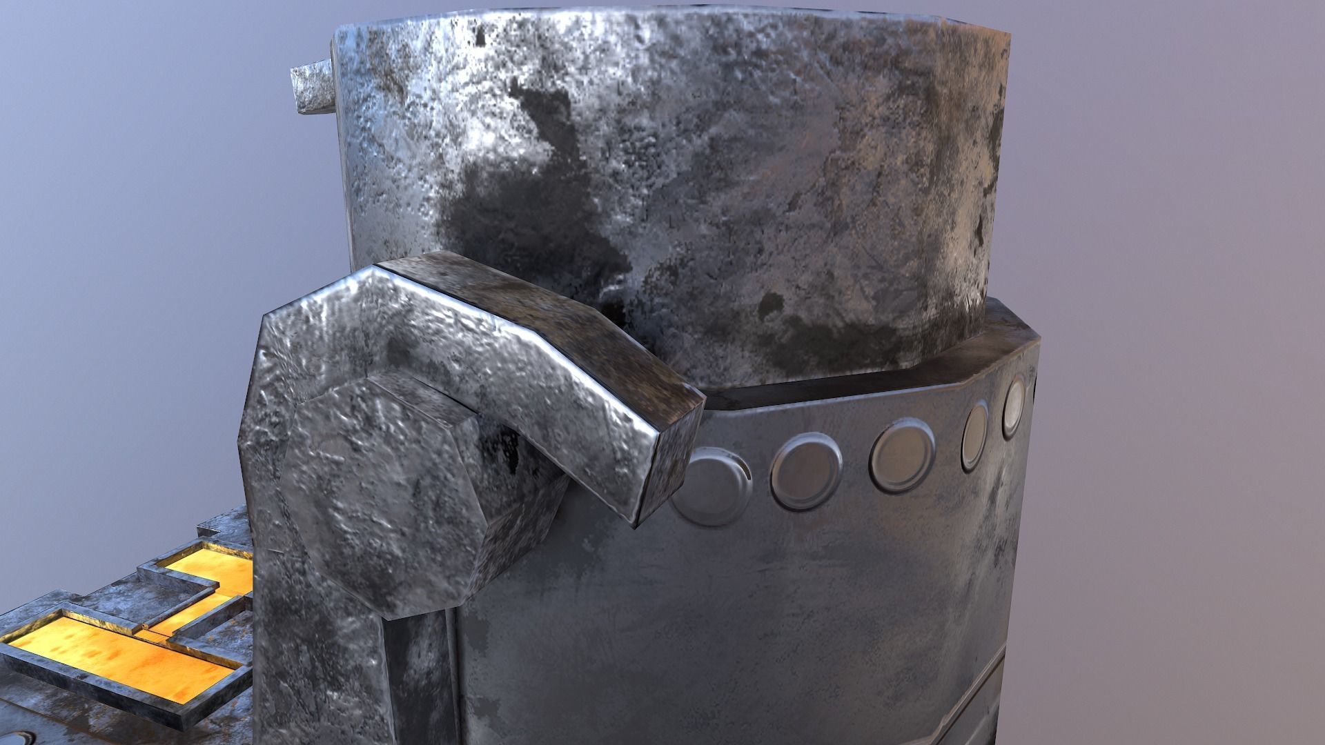3D model Mine Cauldron VR / AR / low-poly | CGTrader