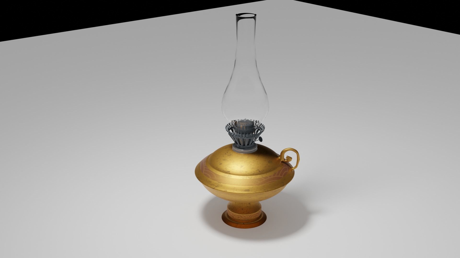Old Gas Lamp 3D Model 3D model | CGTrader