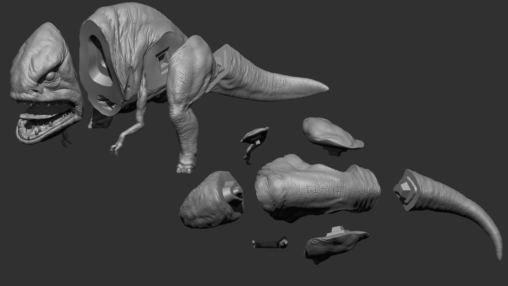 Blurrg - The Mandalorian 3D model 3D printable | CGTrader