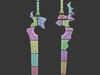 Varian Wrynns swords Shallator Ellemayne twin blades printable 3D model ...