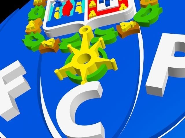 3D model PORTO FC BADGE LOGO VR / AR / low-poly | CGTrader