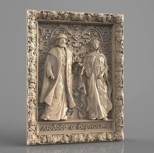 King and Queen 3D model 3D printable | CGTrader
