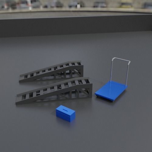 GARAGE WORKSHOP OBJECTS PACK free 3D model 3D printable | CGTrader