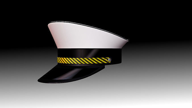 Officers hat 3D model | CGTrader