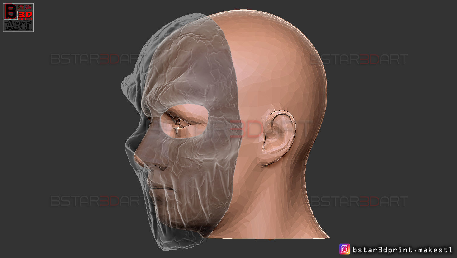 The Legion Joey Mask - Dead by Daylight - The Horror Mask 3D model 3D ...