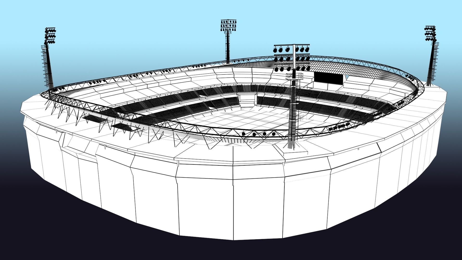 Stadium Fx3d 3D model | CGTrader