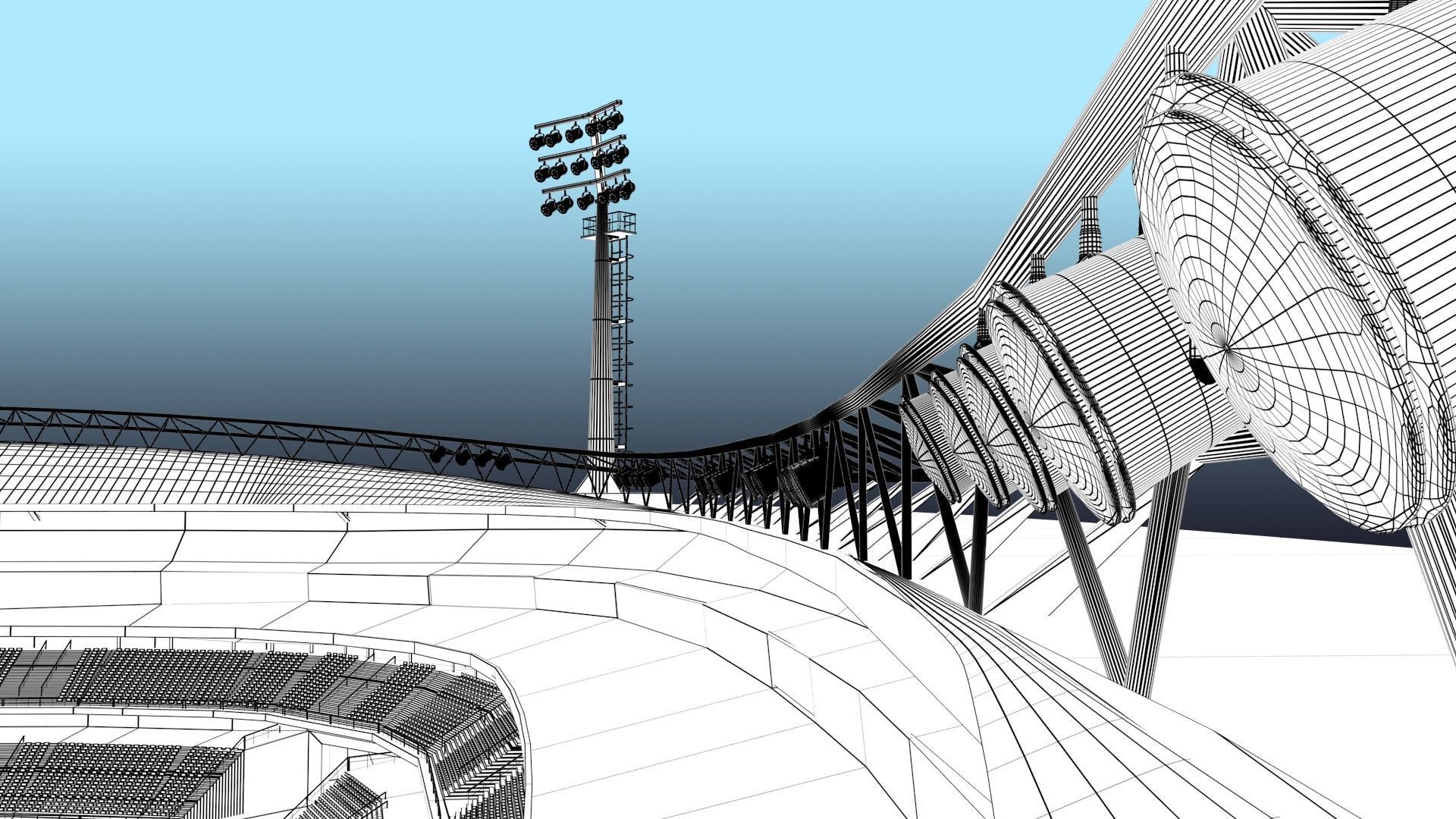 Stadium Fx3d 3D model | CGTrader